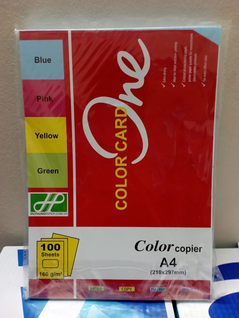 Bìa màu One A4 xanh biển VPP00563 - vppminhkhoi